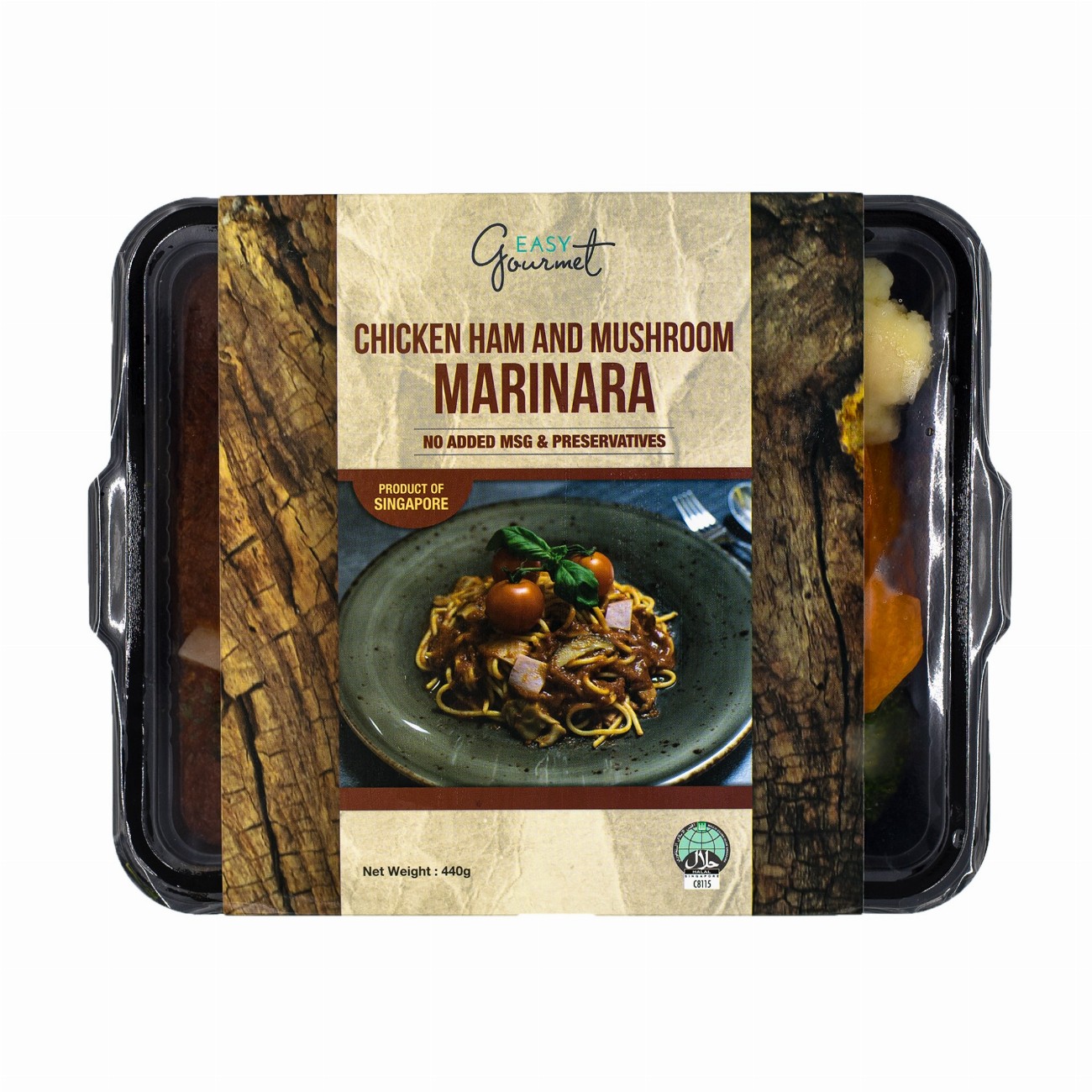 Chicken Ham and Mushroom Marinara (Frozen)